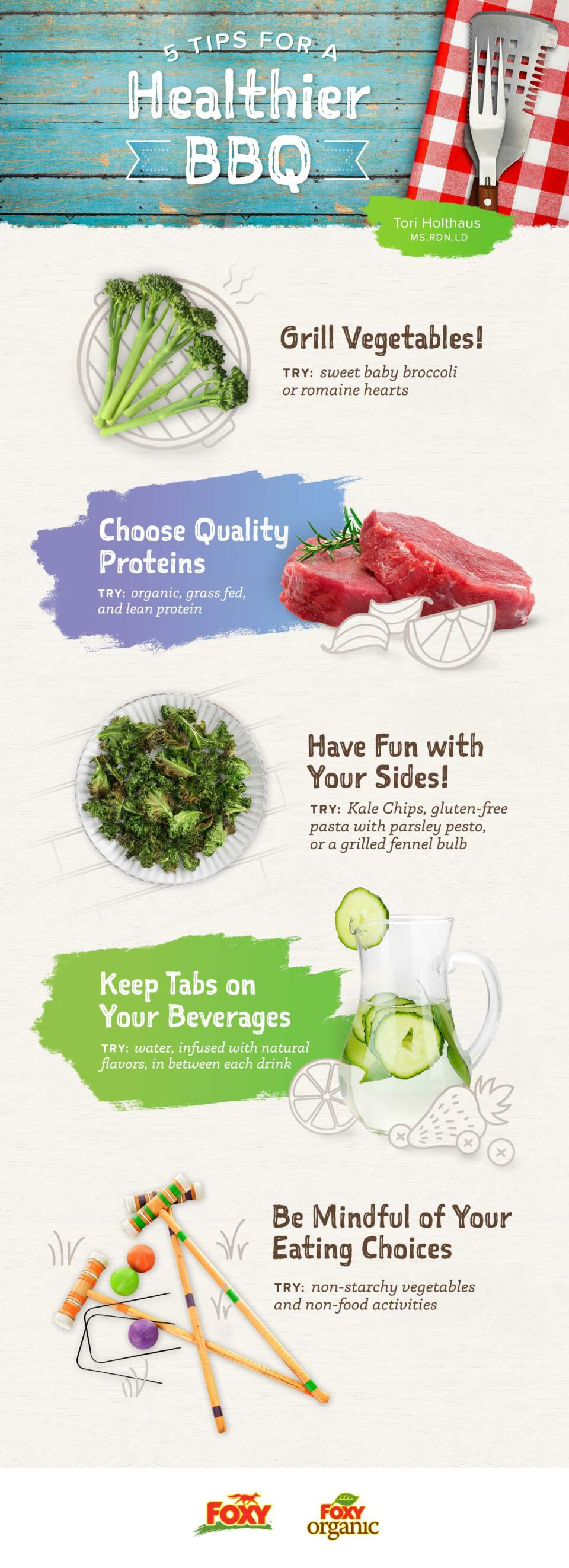 5 Tips for a Healthier BBQ - Foxy Fresh Produce
