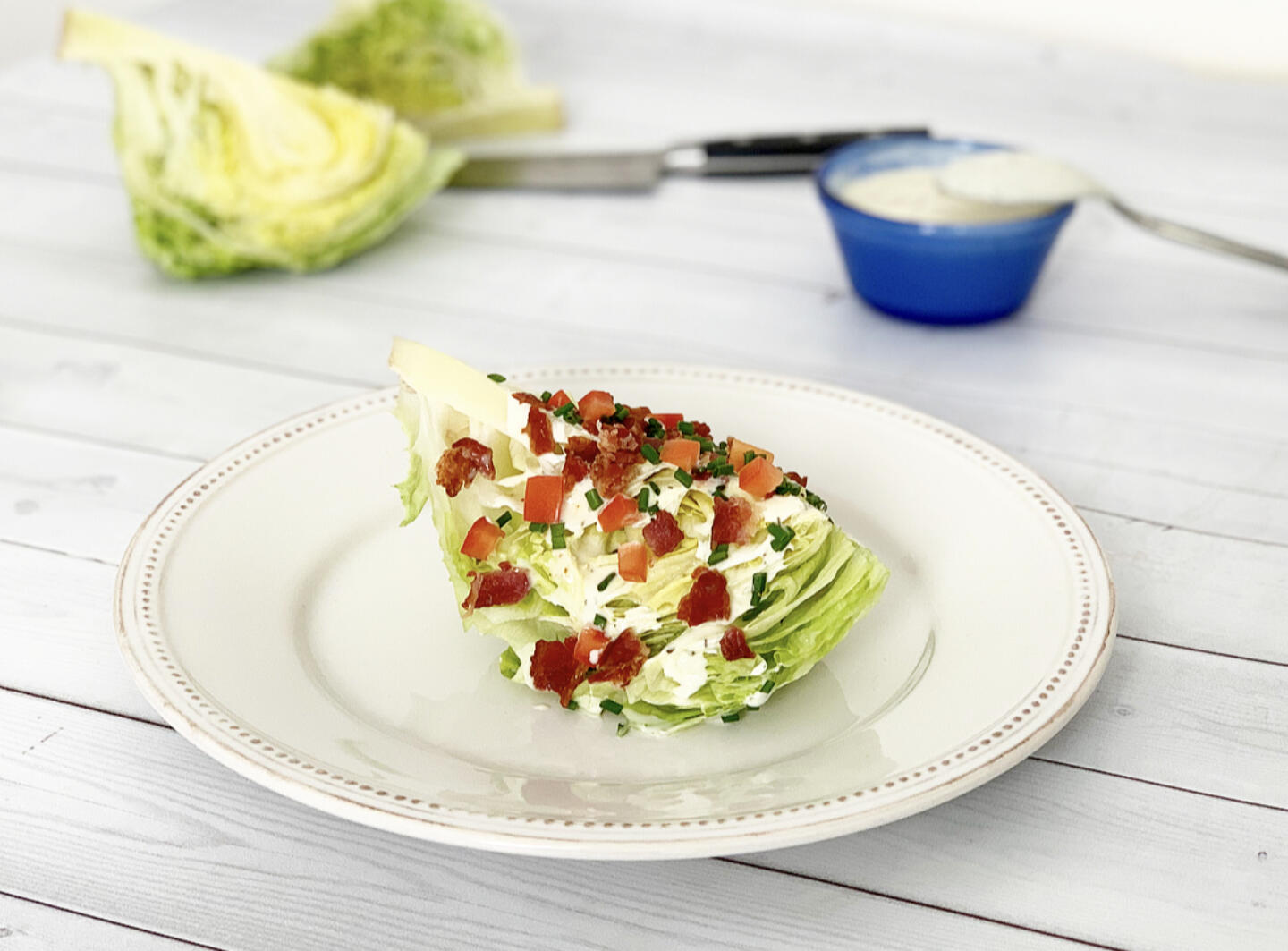 Classic Iceberg Wedge Salad - Foxy Fresh Produce