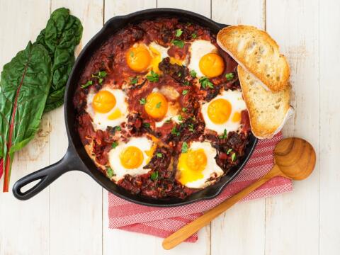 Fiery Baked Eggs - Foxy Fresh Produce