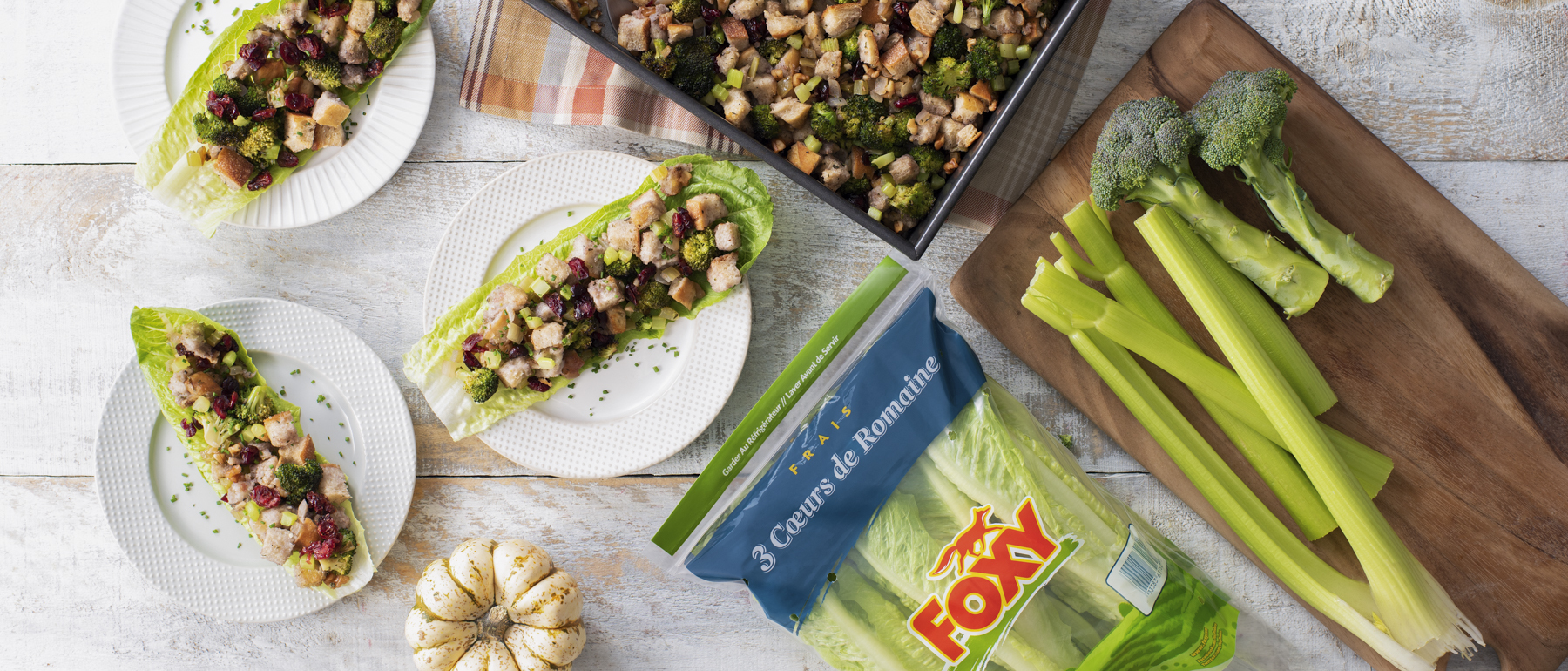 Romaine with Vegetable Stuffing - Foxy Fresh Produce