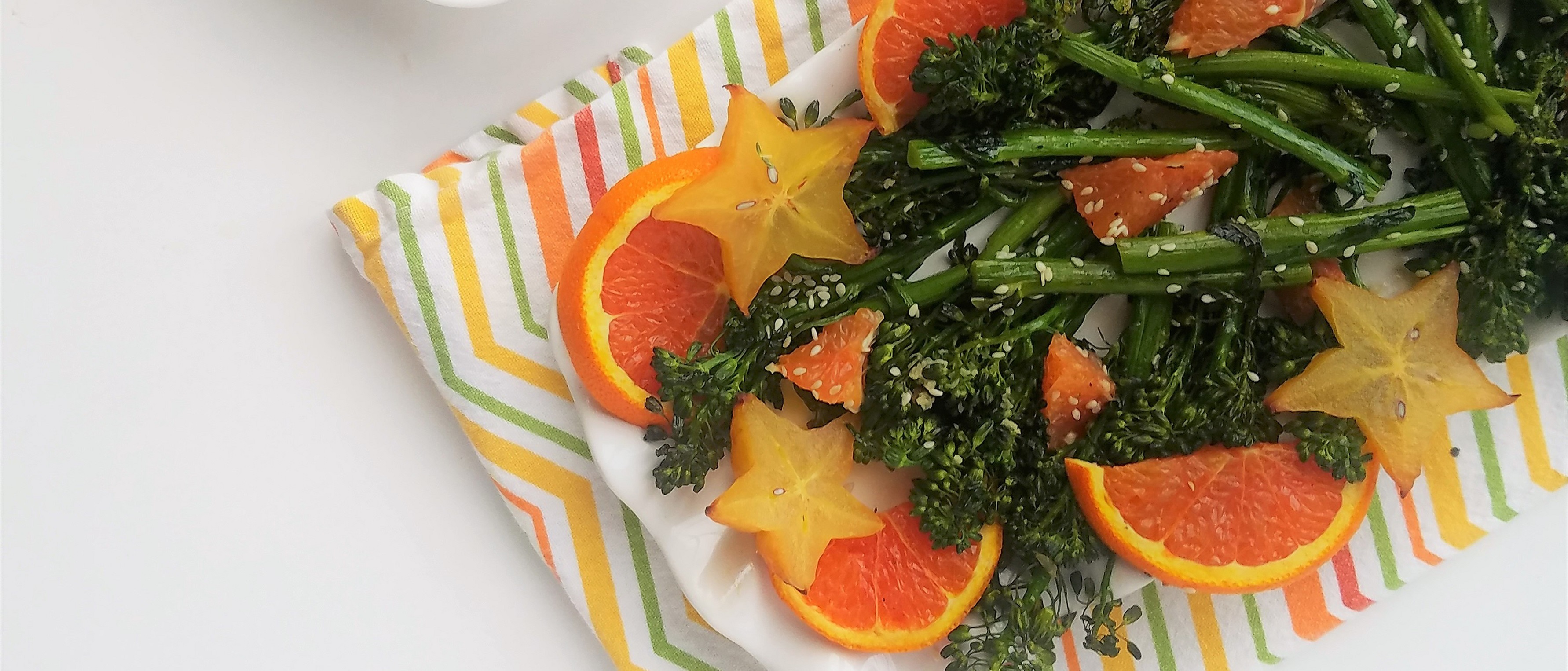 Roasted Sweet Baby Broccoli - Foxy Fresh Produce