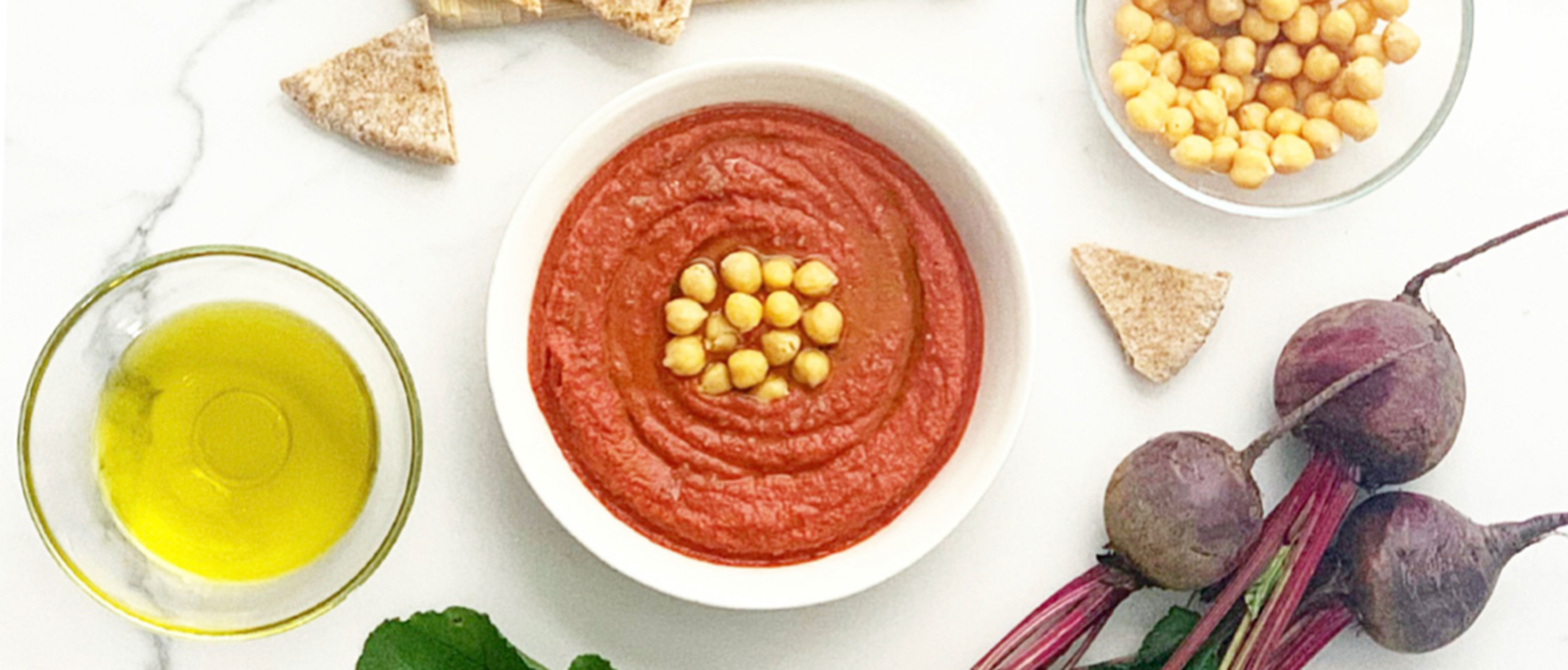 Roasted Beet Hummus - Foxy Fresh Produce